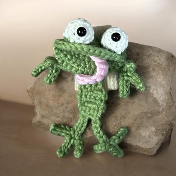 Funny Lizard Bookmark Crochet PDF Pattern, Easy Crochet Cute Animal ...