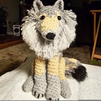 Crochet Pattern for Winter Woolfie, Realistic Eurasian Wolf Amigurumi - Instant Download PDF ...