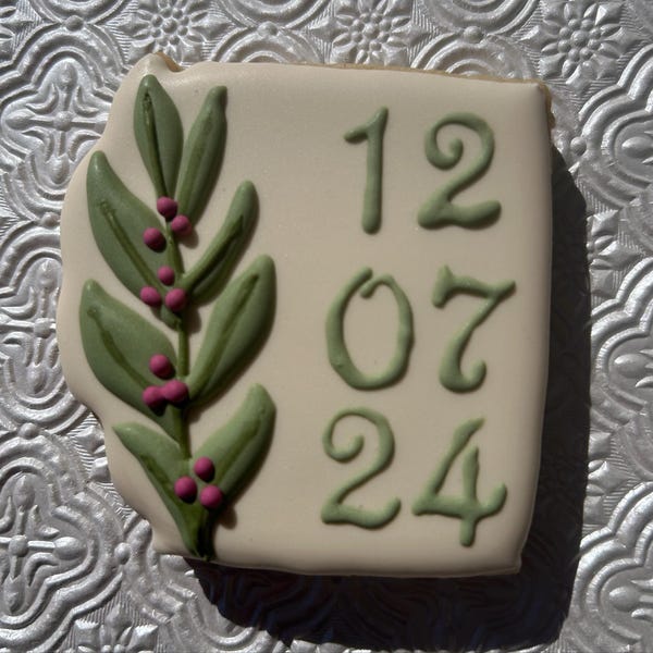 Rectangle With Greenery Plaque Cookie Cutter - Etsy