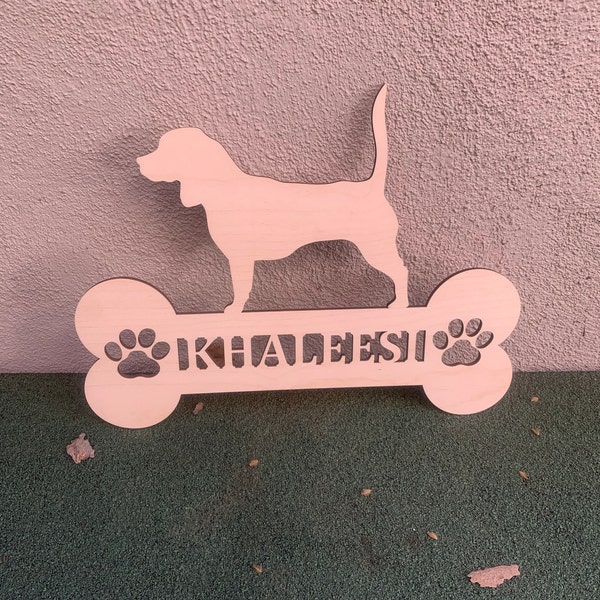 Personalized Dog Sign, Custom Dog Sign, Dog Monogram, Dog Sign, Dog ...