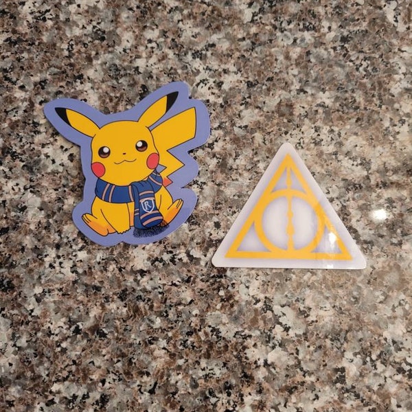 Pikachu Wizard Sticker - Etsy