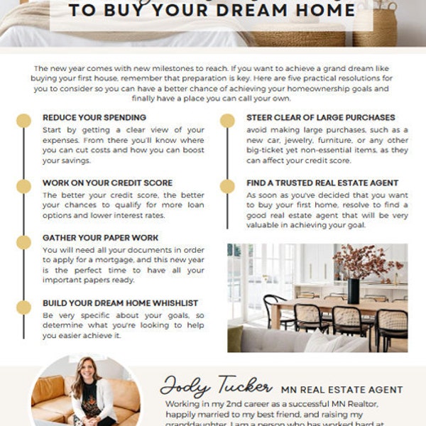 Real Estate January 2024 Newsletter | Real Estate Marketing | Real ...