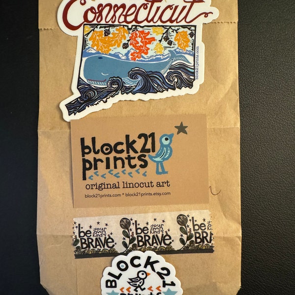 Connecticut State Die Cut Vinyl Sticker - Etsy