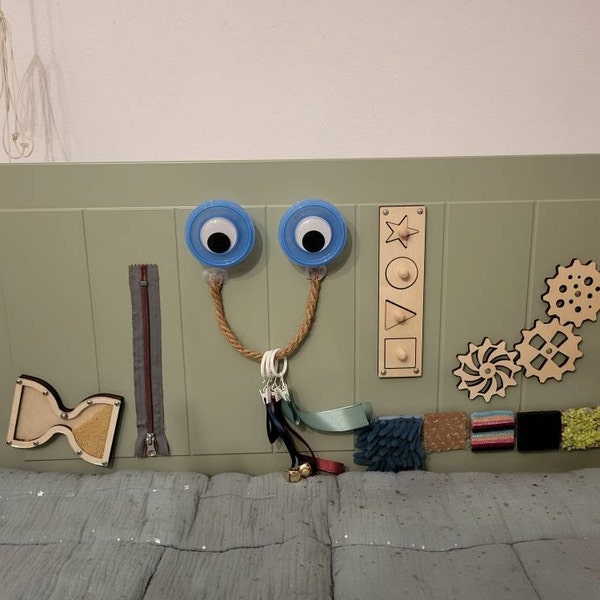 Element to Wooden Busy Board Parts Colorful Spinning Racks Set ...