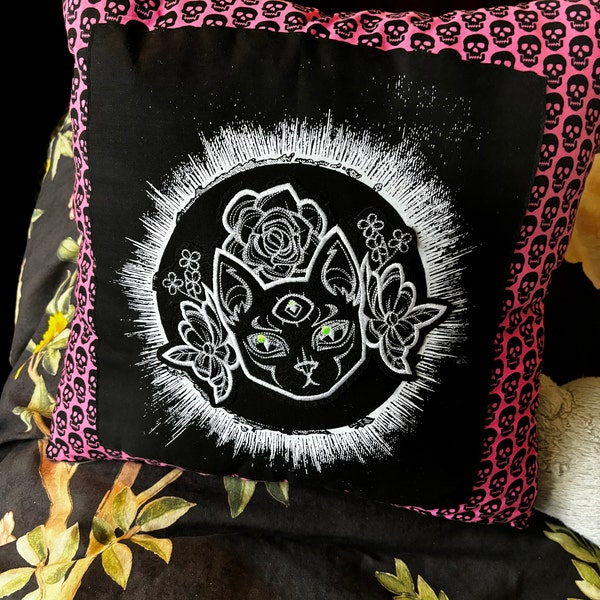 Solar Eclipse Back Patch: Screen Printed Cotton Sew on Backpatch for ...