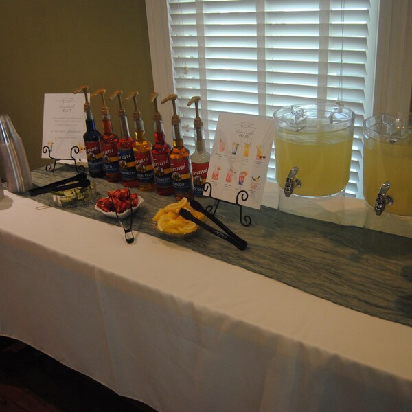 Graduation Party Lemonade Bar Menu - Etsy