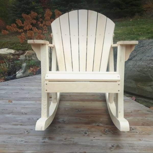 Child Size Adirondack Rocking Chair Plans - Downloadable PDF Prints ...