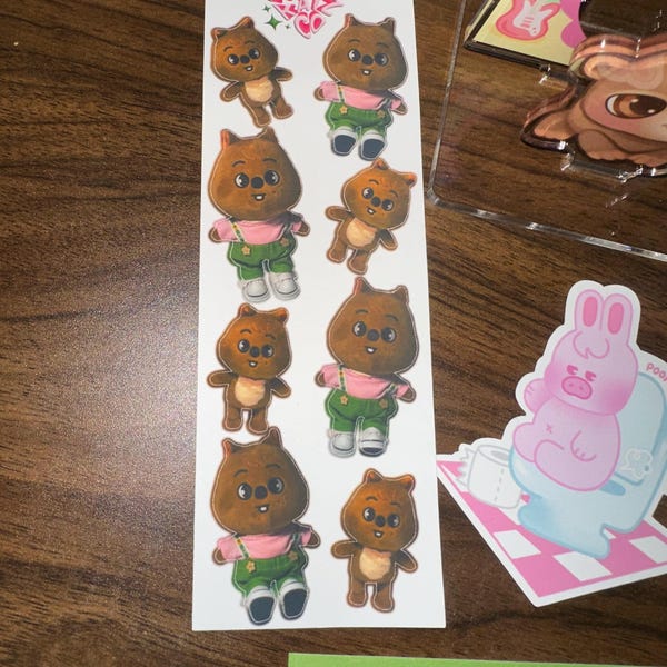 Stray Kids Sticker Sheet | Wolfchan Png - Etsy