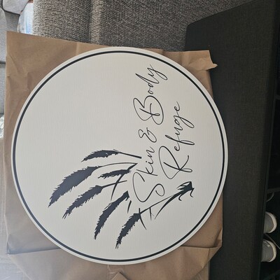 Round Juice Bar Sign Juice Stand 3D Text Large Contemporary Business ...