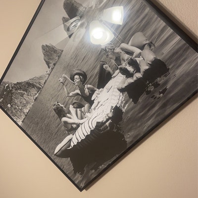 Eating Spaghetti on the Water Vintage Poster Print, Capri Italy 1939 ...