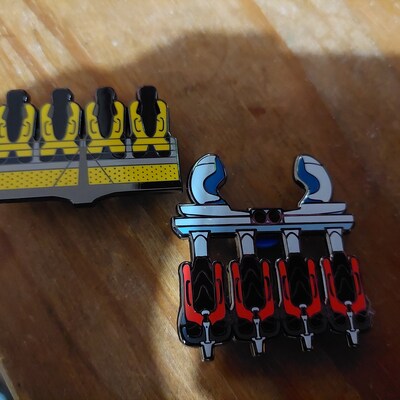 Hydra Dorney Park, Floorless Roller Coaster Enamel Pin Badge, Bolliger ...