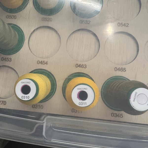Isacord Spool Stickers | Embroidery Thread | Spool Sticker | Easy-to ...