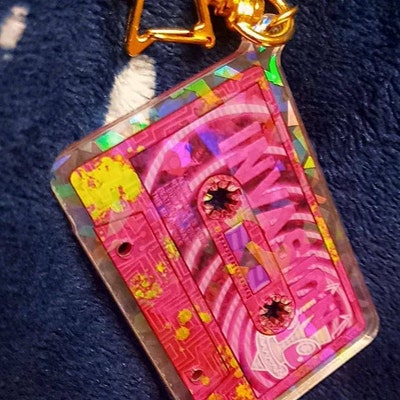 Alien Invader Zim Gir Tamagotchi Keychain - Etsy