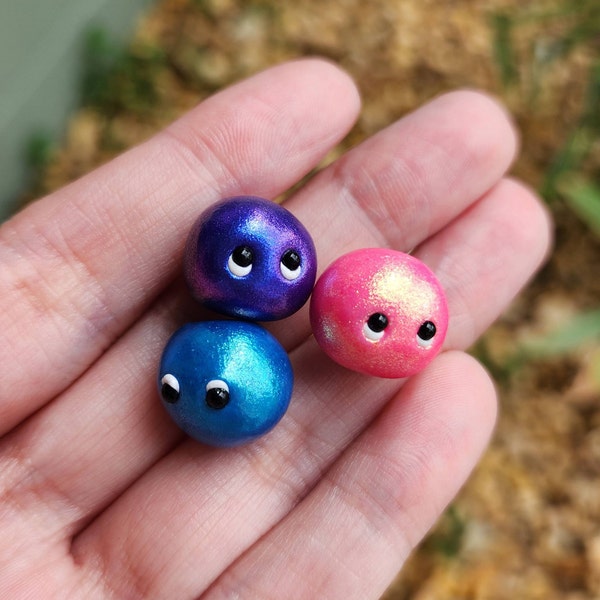 Galaxy Pebbles Teeny Tiny Adorable Metallic Shiny Collectibles - Etsy
