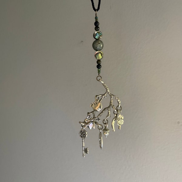 Cimaruta Italian Folk Magic Good Luck Charm w/ Column Beading: Pyrite ...