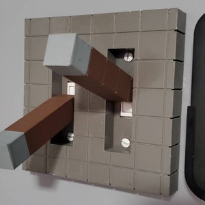 Minecraft-inspired Double Lever Light Switch Plate - Etsy