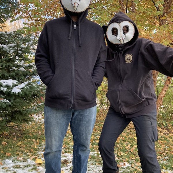 Barn Owl Masks for Halloween Costume, Creepy Adult Masquerade, Animal ...