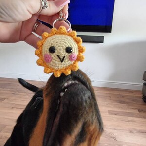 Sun Keychain Crochet Pattern, Crochet Sun, Amigurumi Pattern, Crochet ...