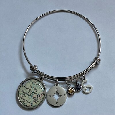 Costa Rica Map Necklace, Costa Rica Map Pendant, Costa Rica Pendant ...