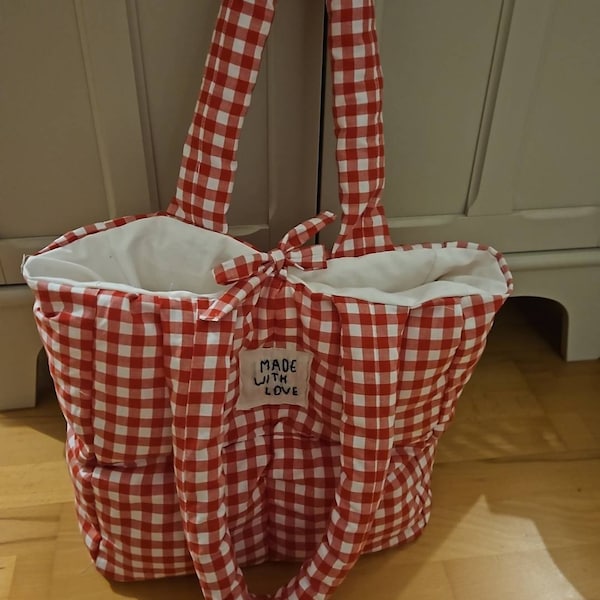 Bubble Tote Bag Sewing Pattern, Step-by-step Instructions With Diagrams ...