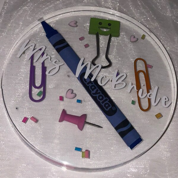Personalised Resin Teacher Coaster/ Teacher Gift/ Gift - Etsy UK