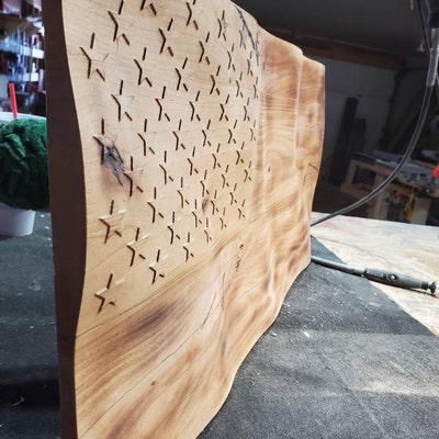 CNC Stl 3D Waving Flag. Beautiful, Highly Detailed and Scalable ...