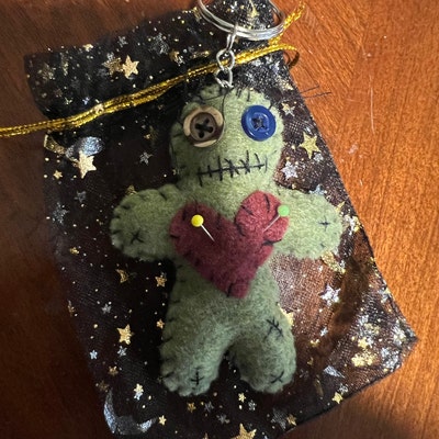 Voodoo Doll Keychain-back Pack Charms-mini 3 Inch Voodoo Doll With ...