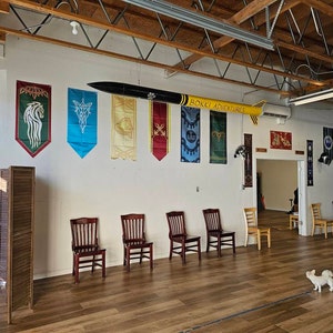 Customizable Medieval Style Family Pennants Personalized Swallowtail ...