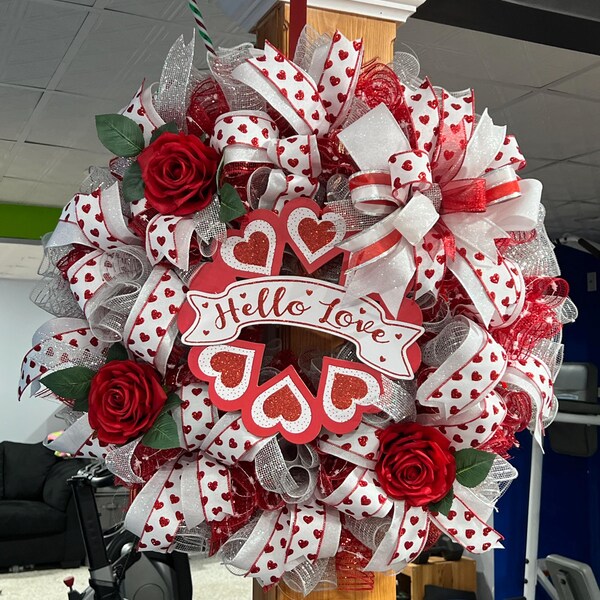 Navy Blue Stars on White Royal Background Wired Ribbon, 1.5x10yd Stars ...