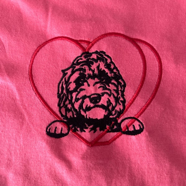 Labradoodle Dog Embroidery Designs, Machine Embroidery Pattern ...