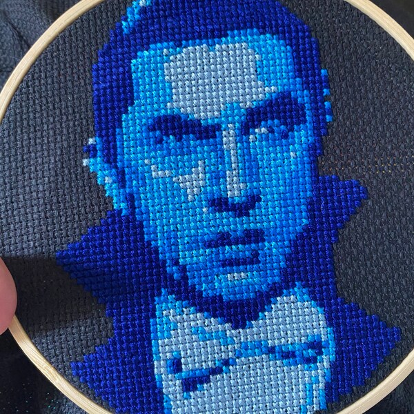 Dracula Vampire Cross-stitch Pattern - Instant Download PDF - Etsy