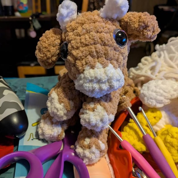 Crochet Cow Amigurumi Pattern, Mini Moos Snugglers (digital Download ...