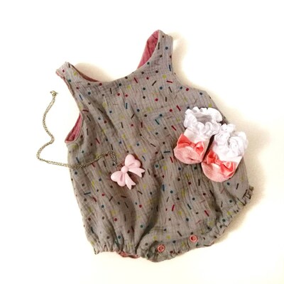 Baby Jumpsuit PDF Sewing Pattern and Photo Tutorial Sizes 000 to 2 ...