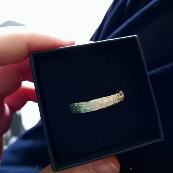 Memorial Ring Ashes, 14k Twig Ring, Ring With Stone for Women, Ashes ...