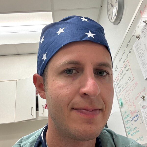 Scrub Cap Men, Skull Surgical Hat, Plain Nurse Caps, Stretchy Scrub ...