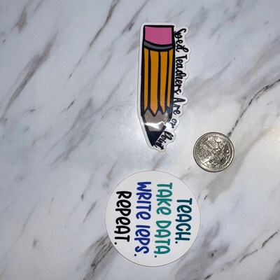 Positive Quote Teacher Sticker - Etsy