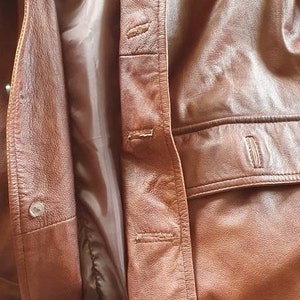 Handmade Motorcycle Biker Bomber Leather Jacket, Vintage Biker Retro ...