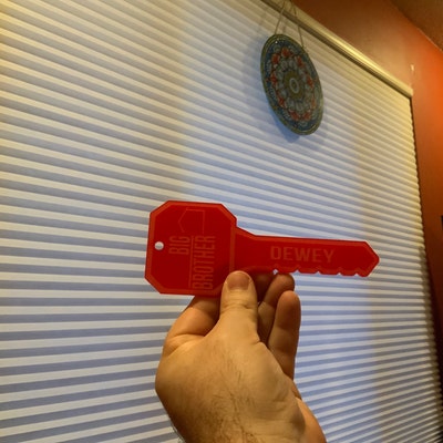 Personalized All Star Red Big Brother Keys - Etsy