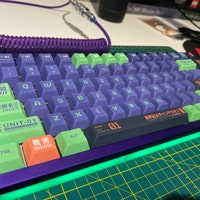 Eva Unit-01 Keycap Set Cherry Profile Coiled Cable Option - Etsy Canada