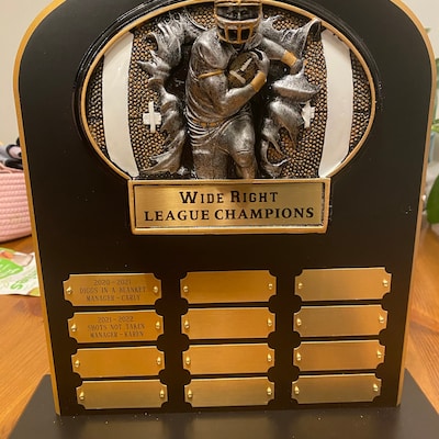 Fantasy Football Goal Post Trophy - Etsy