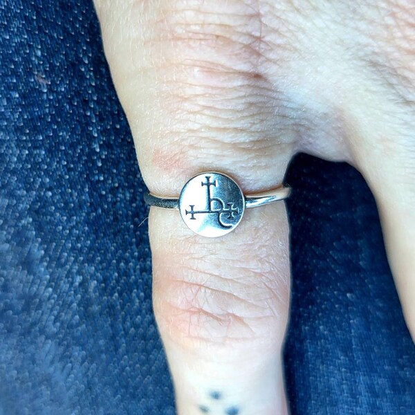 925 Silver Sigil of Lilith Ring,seal Sigil of Lilith Jewelry,mythology ...