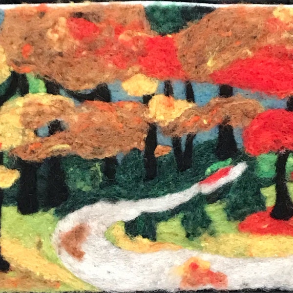 Fall Foliage Needle Felting Kit - Beginner Friendly - Includes Video ...
