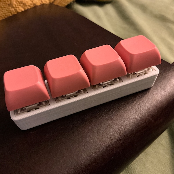 4 Key Mechanical Keyboard Fidget Keychain - Etsy