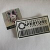 Property of Aperture Laboratories Sticker, Label, Product Barcode ...