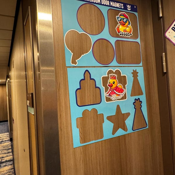 Cruise Door Signs Stateroom Decor Birthday Cruise Custom Magnet Family ...