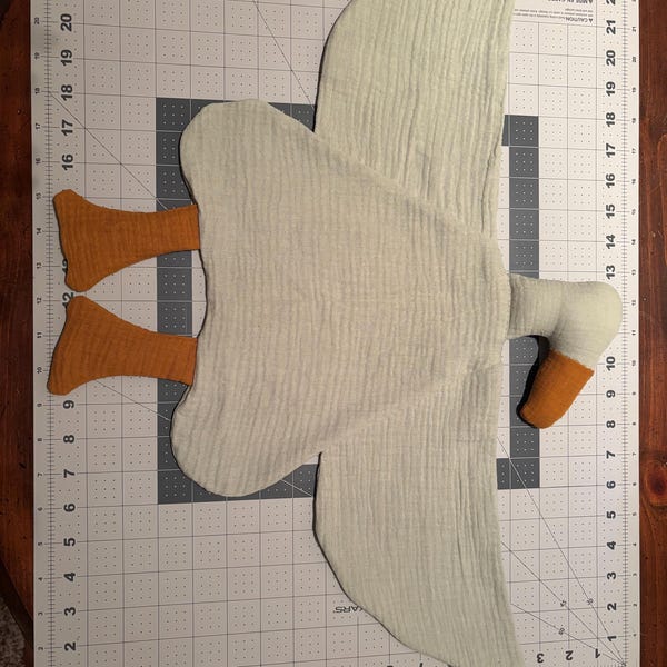 Goose Lovey Blanket Pattern Digital Goose Sewing Pattern Comfort ...