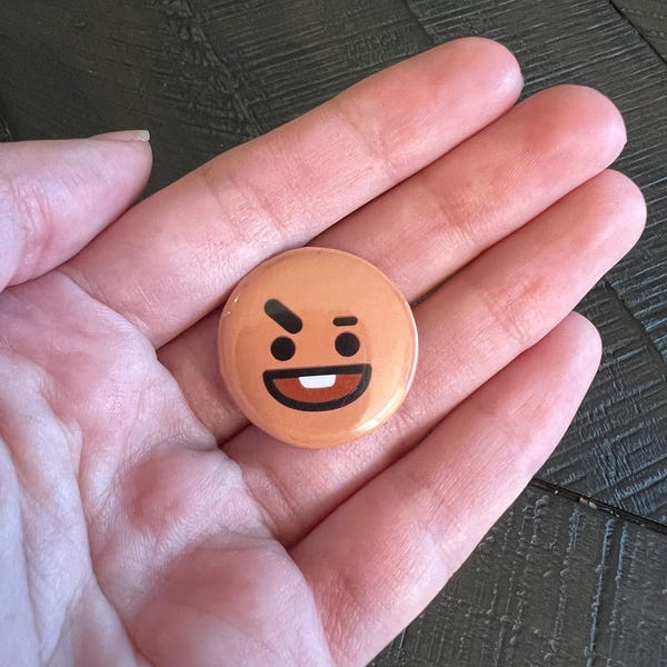 BTS BT21 1" 25mm Mini Button Pin Pack | K-pop | Kpop Pins | Fan Gift ...