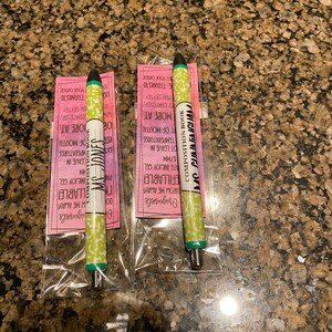 Crayon Pen Cursive Teacher Pen Teacher Gift - Etsy