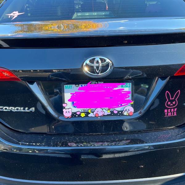 Dreamy Poyo Cute License Plate Frame - Etsy