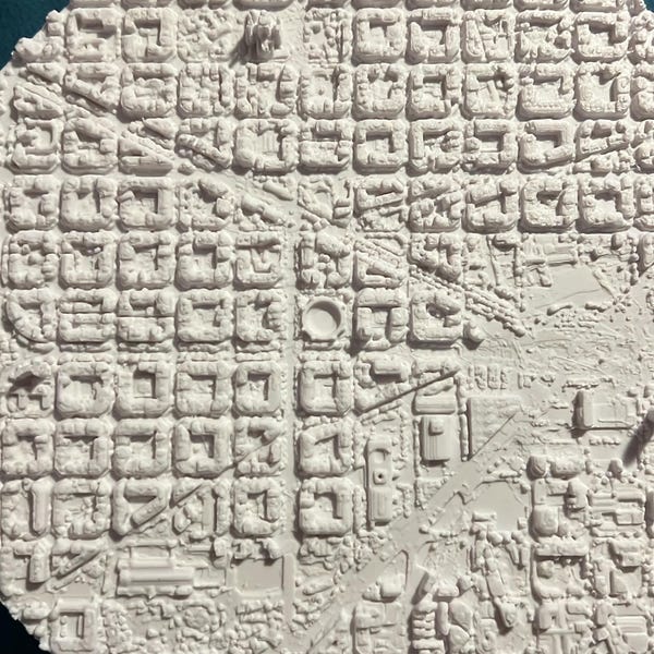 Detroit | 3D Printed City, 12"/30cm - Discount - Etsy